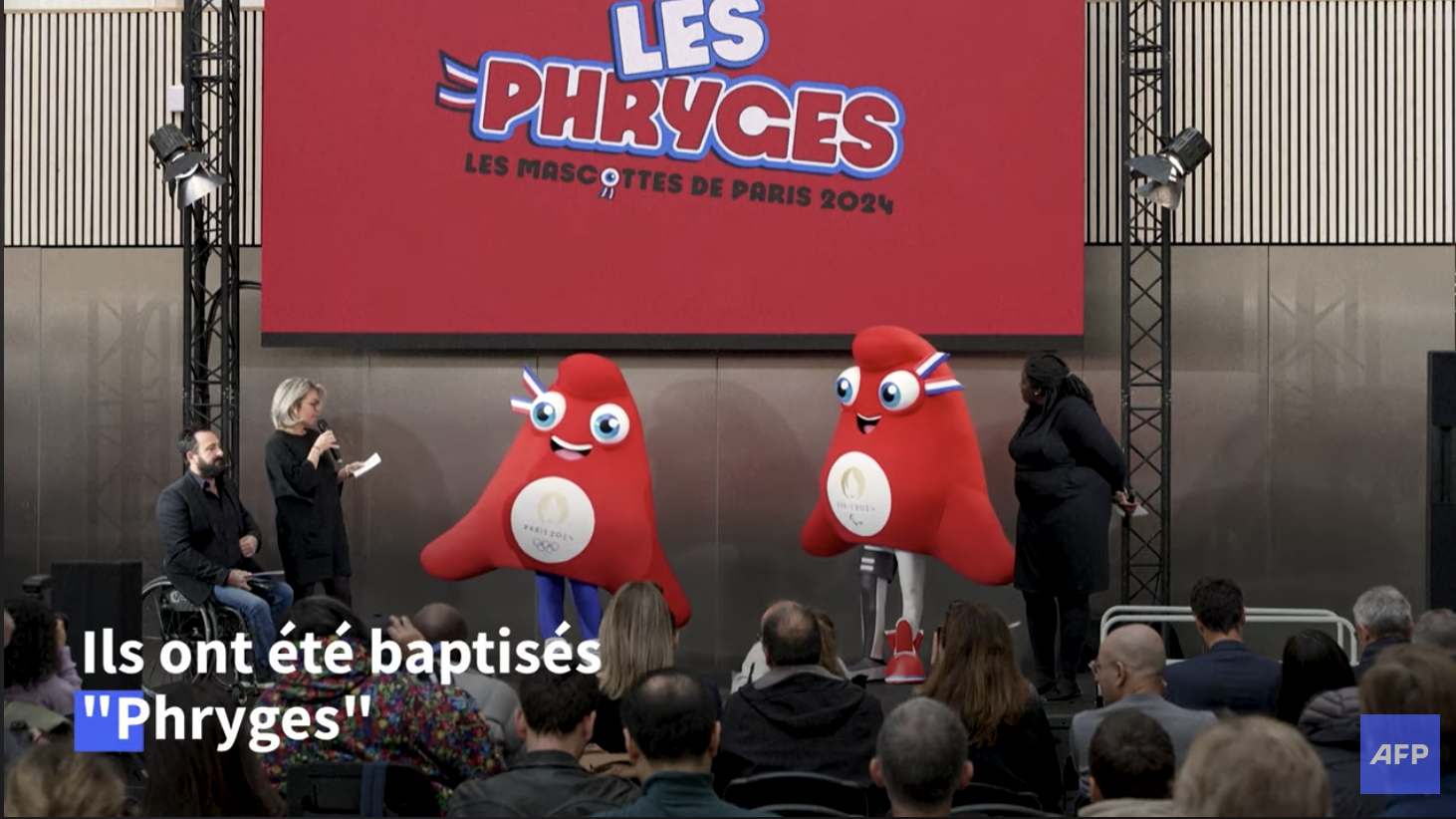 Les "Phryges", nouvelles mascottes des JO-2024 de Paris - NU Actueel